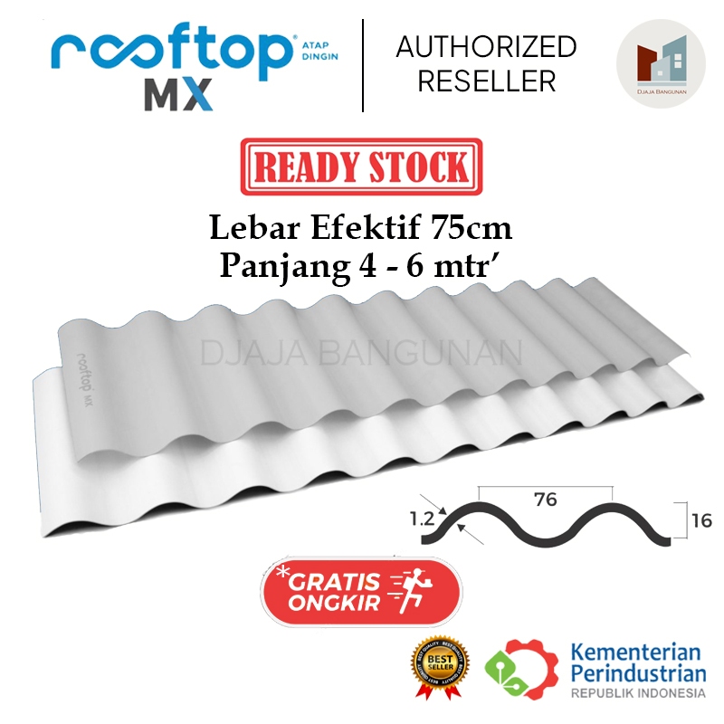 Jual Atap - Rooftop MX Series Harga termurah merk ROOFTOP (lebar ...