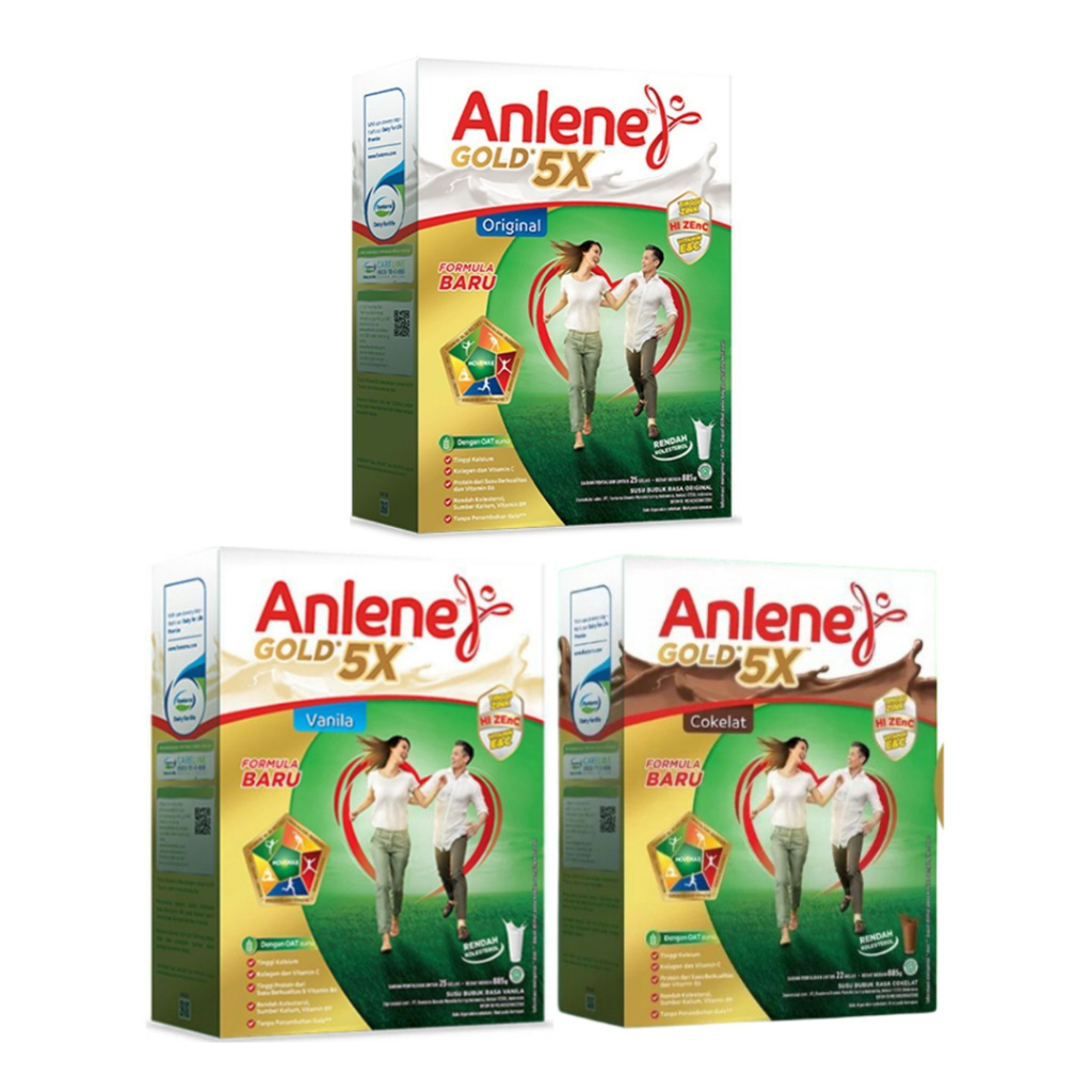 Jual Anlene Gold 5X Susu Bubuk Dewasa 850g | Shopee Indonesia