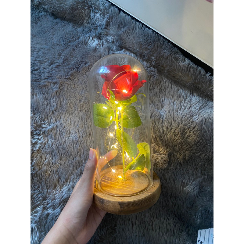 Jual Bunga mawar atificial bunga belle lampion | Shopee Indonesia
