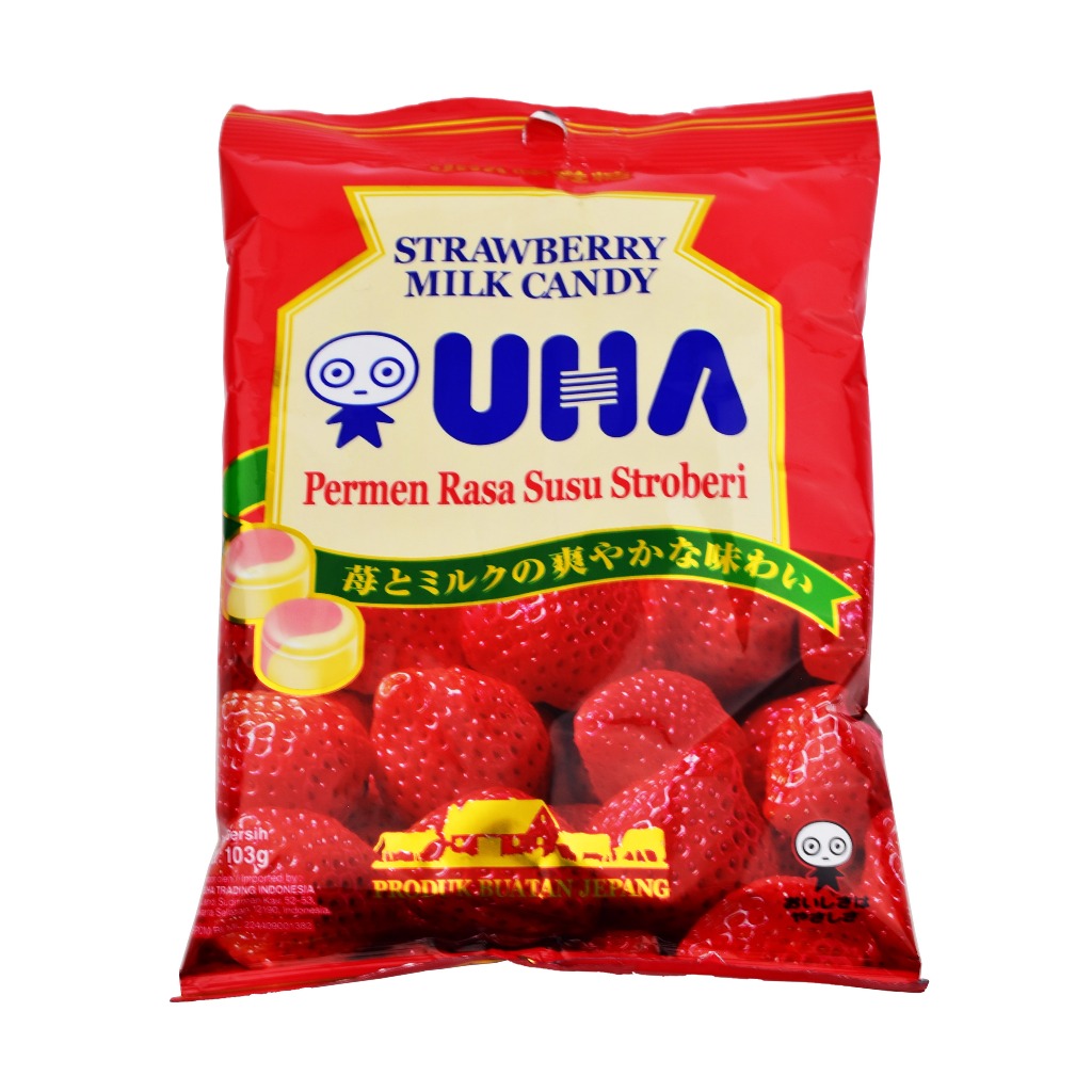 Jual 103gr UHA Strawberry Permen Susu Milk Candy | Shopee Indonesia Jual 103gr UHA Strawberry Permen Susu Milk Candy | Shopee Indonesia