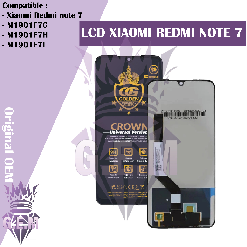 Jual LCD TOUCHSCREEN XIAOMI REDMI NOTE 7 FULLSET COMPLETE ORIGINAL ...