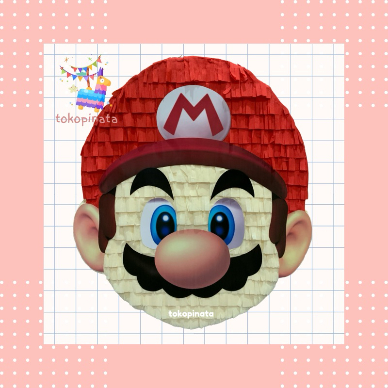 Jual Pinata Mario Bros / Pinata Luigi / Pinata Pukul Super Mariobros ...