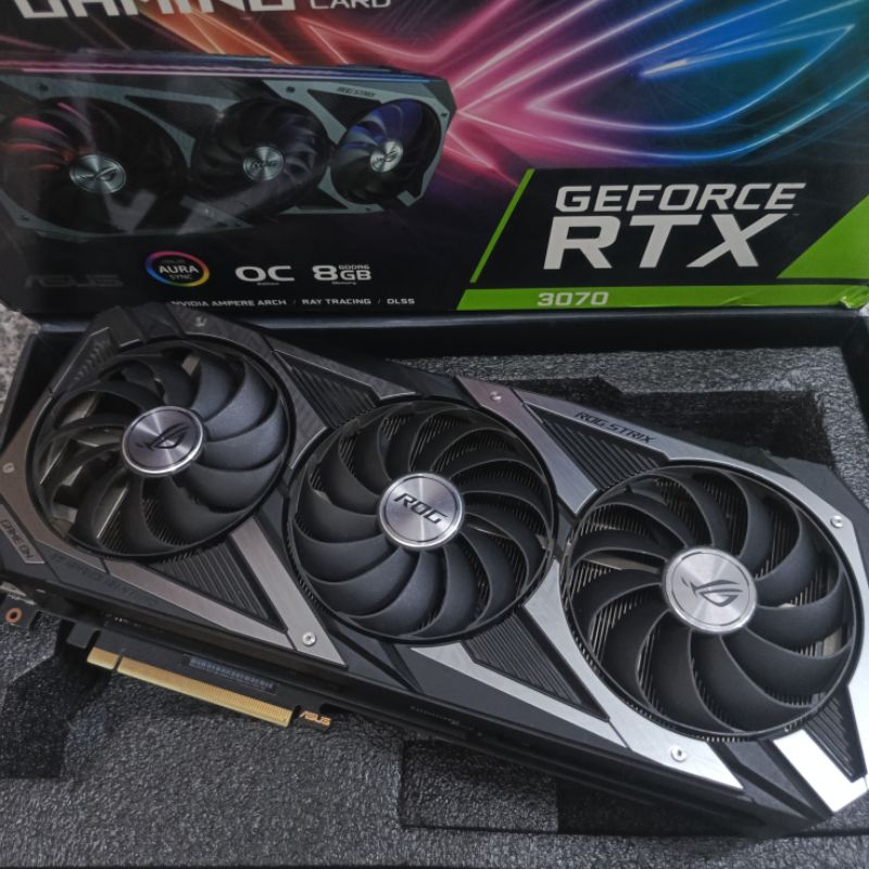 Jual ASUS ROG STRIX RTX 3070 8GB GDDR6 // TRIPLE FAN // VGA GAMING ...