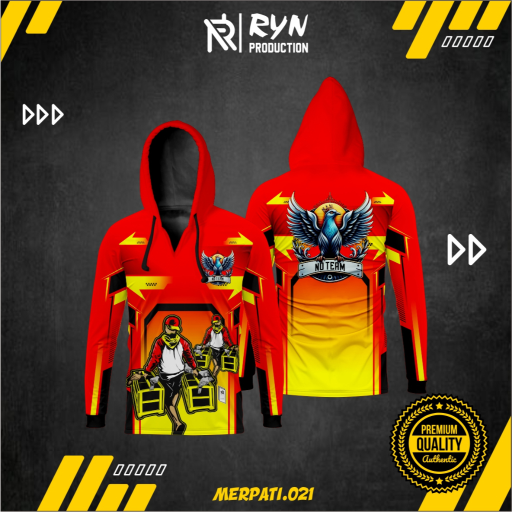 Jual JERSEY MERPATI FULL PRINTING CUSTOM LOGO DAN NAMA TEAM FREE ...