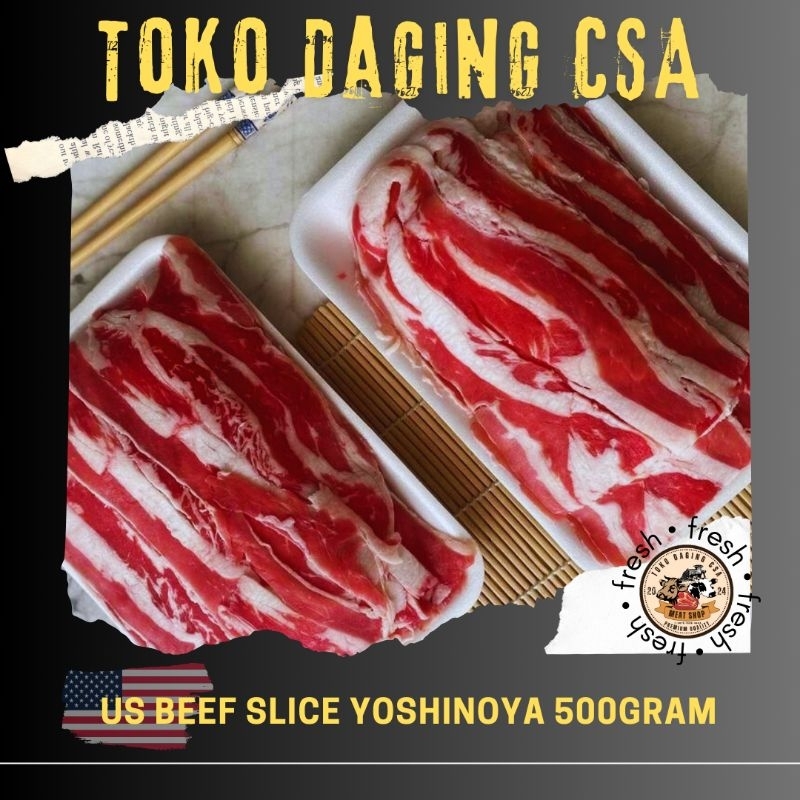 Jual Daging Slice 500gr / US Beef Slice Yoshinoya 500grm | Shopee Indonesia