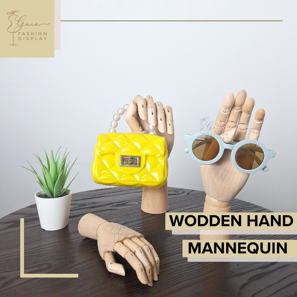 Jual Tangan Robot Kayu Manekin Tangan Dari Kayu / Wooden Hand Mannequin ...