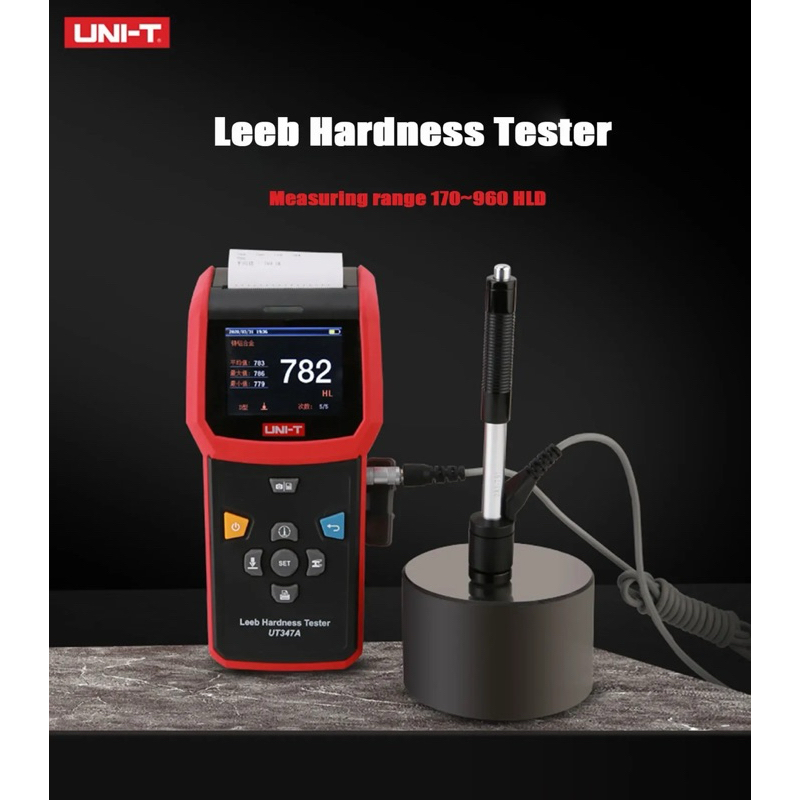 Jual Leeb Hardness Tester with Printer + Camera UNI-T UT347A Metal ...