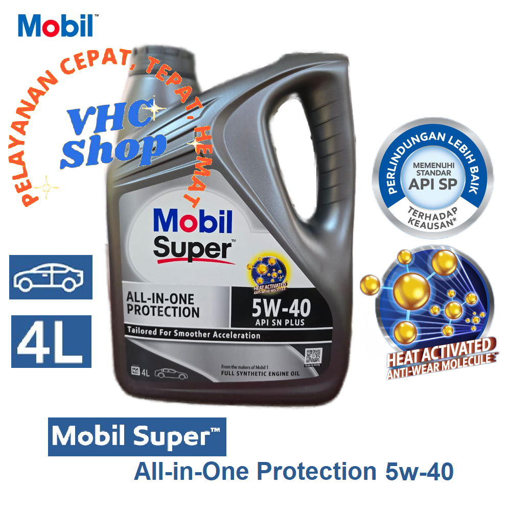 Jual Pelumas OLI Mesin Mobil Super 5w40 All in One Protection AIO API ...