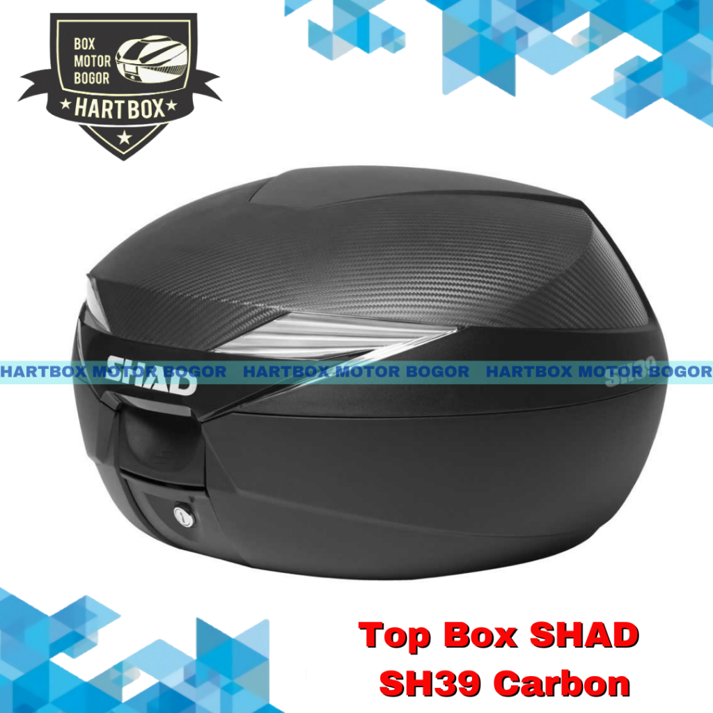Jual Paket Top Box Motor Original Shad SH39 SH 39 Carbon Plus Bracket ...