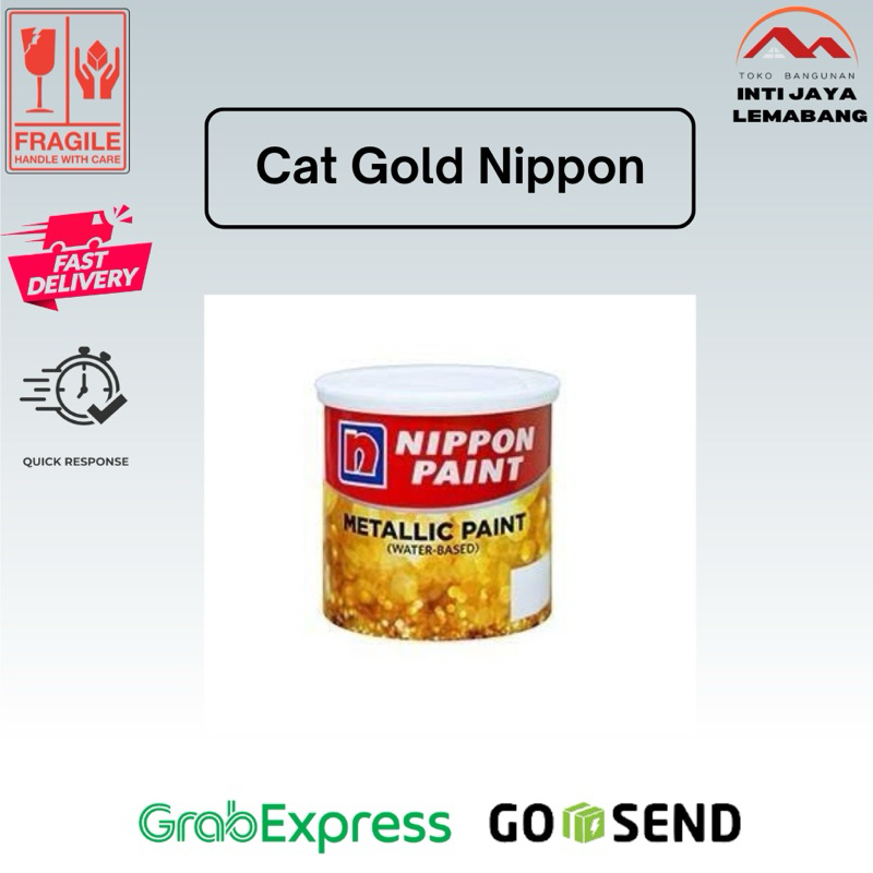 Jual Cat Gold / emas Nippon paint 3100 (campuran air) 800ml | Shopee Indonesia