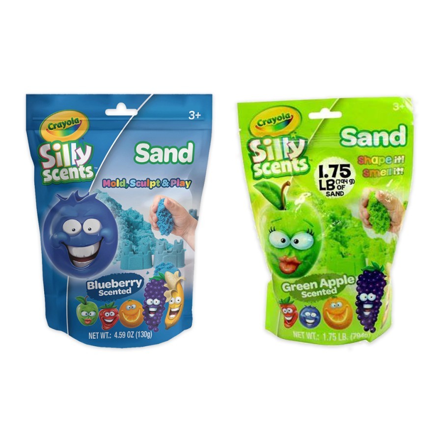 Jual Crayola Silly Scents Sand Fruit Scented Activity Pack Mainan Pasir ...