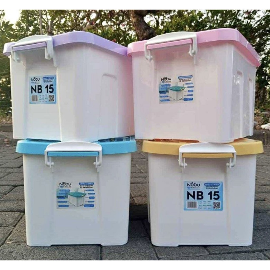 Jual BOX CONTAINER PUTIH 15 LITER - Kontainer Box Plastik / Container ...