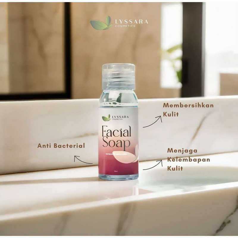 Jual FACIAL SOAP by Lyssara Cosmetics | Anti Bacterial Facial Wash ...
