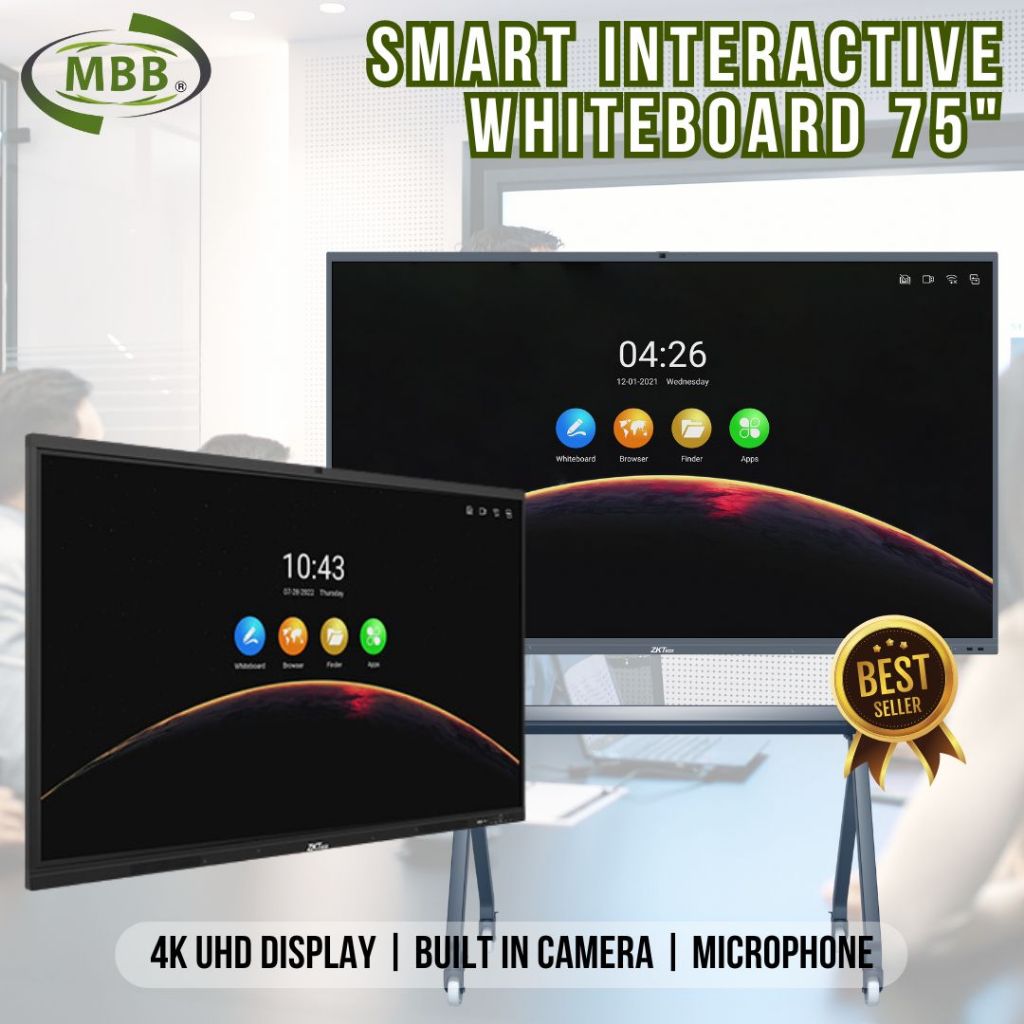 Jual MBB 75" Interactive Whiteboard | Smart Flat Panel / Papan Tulis ...
