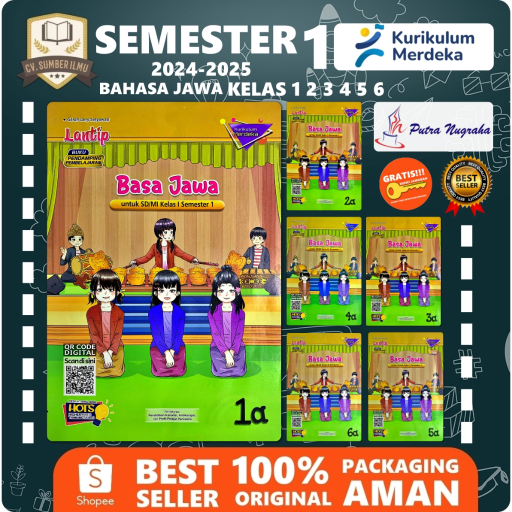 Jual BUKU LKS BAHASA JAWA SD KELAS 1 2 3 4 5 6 SEMESTER 1 KURIKULUM MERDEKA KURMER 2024-2025 ...