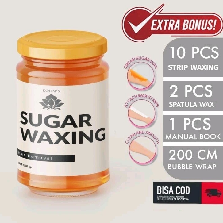 Jual (250GR)SUGAR WAX SUGAR WAXING BULU KETIAK HAIR REMOVAL PENGHILANG PERONTOK BULU PERMANEN ...