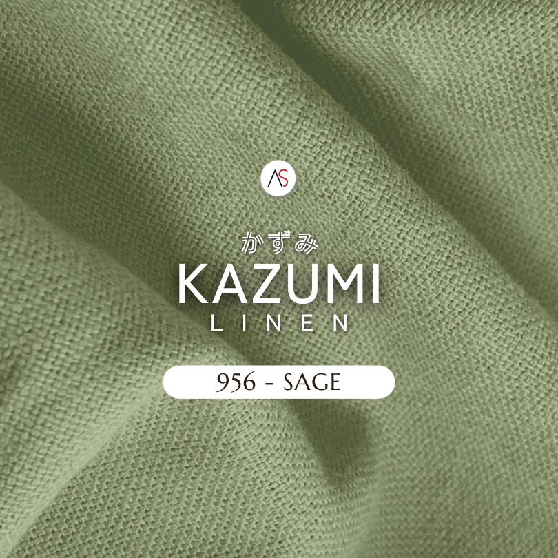 Jual Kain Kazumi/Fumiko linen Original japan construction harga per 0,5 ...