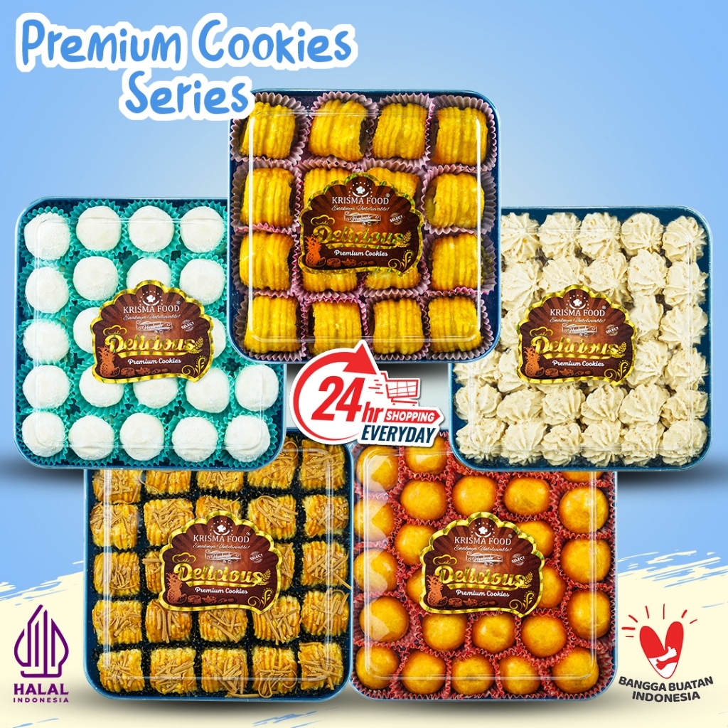Jual PREMIUM COOKIES KUE KERING KRISMA FOOD KEMASAN TOPLES 250GR - 2702 ...