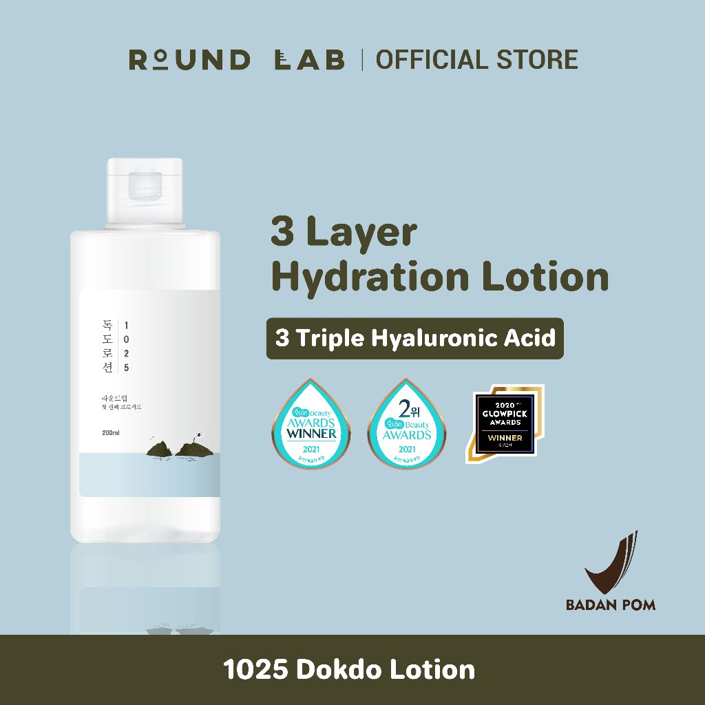 Jual Round Lab 1025 Dokdo Lotion - 200ml | Moisturizer Non-comedogenic ...
