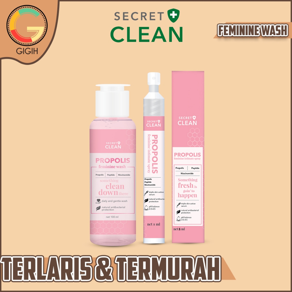 Jual SECRET CLEAN FEMININE WASH ( PEMBERSIH DAERAH KEWANITAAN ...
