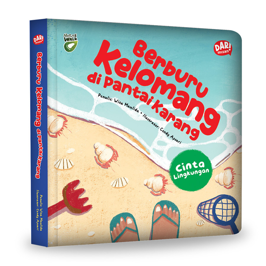 Jual Buku Boardbook Anak Mizan Seri Nature Walk: Berburu Kelomang di Pantai Karang | Cerita Anak ...
