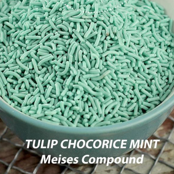 Jual Tulip Meises BLUE MINT 100gr Meses Rasa MINT Mesis Chocorice Ceres ...