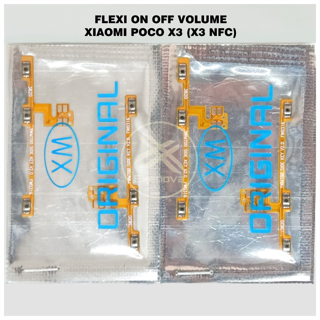 Jual FLEKSIBEL / FLEXIBLE ON OFF VOLUME XIAOMI POCO X3 (X3 NFC) | Shopee Indonesia