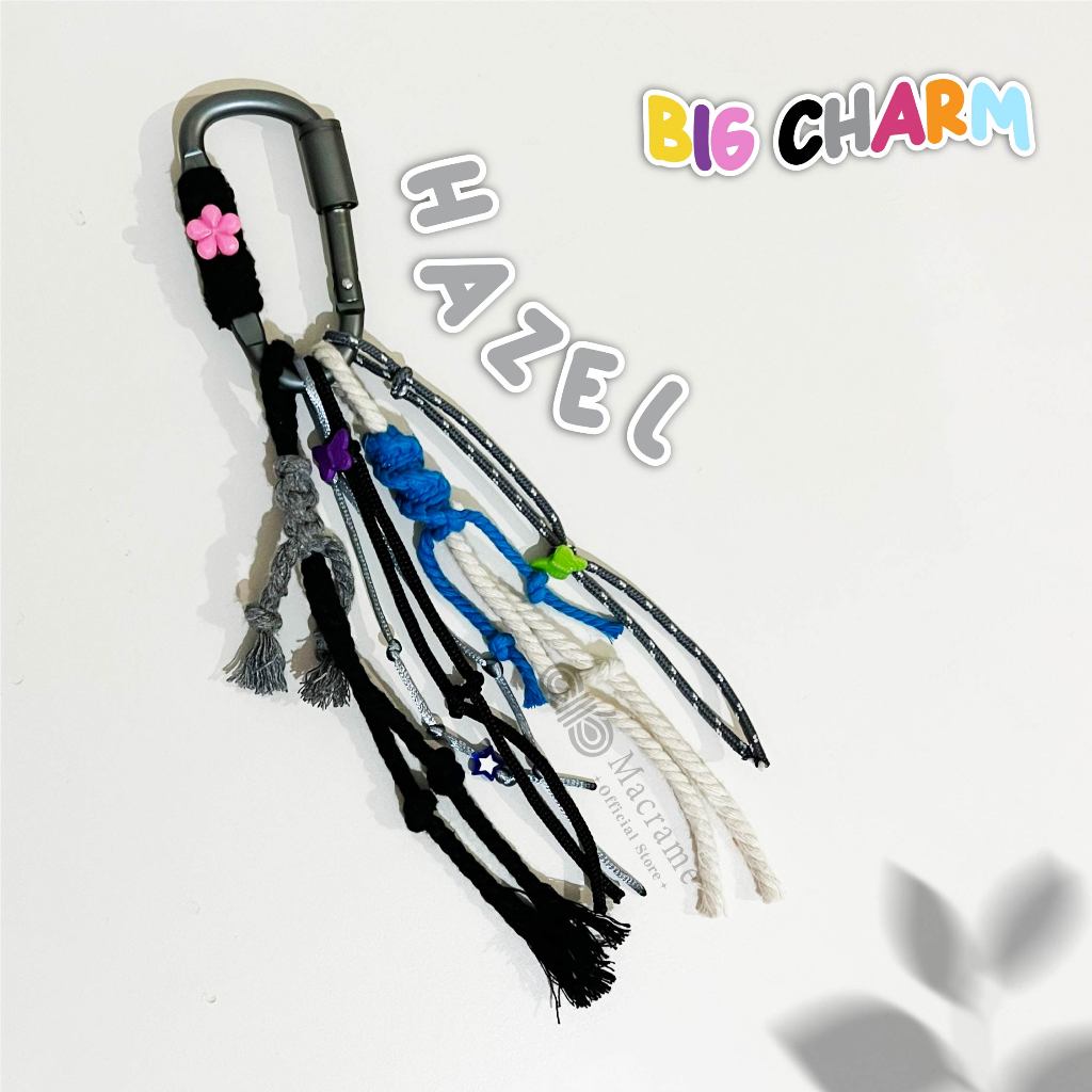 Jual BIG CHARM MACRAME/ MACRAME CARABINER CHARM GANTUNGAN TAS MACRAME TAS LAPTOP GANTUNGAN KUNCI ...