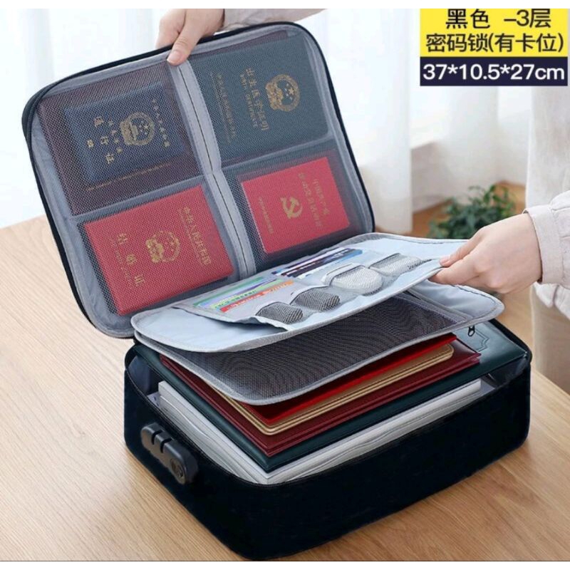Jual ( COD ) Tas penyimpanan Dokumen anti air / wadah penyimpanan ...