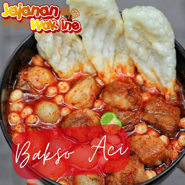 Jual BAKSO ACI / BOCI JAJANAN WAK INE | Shopee Indonesia