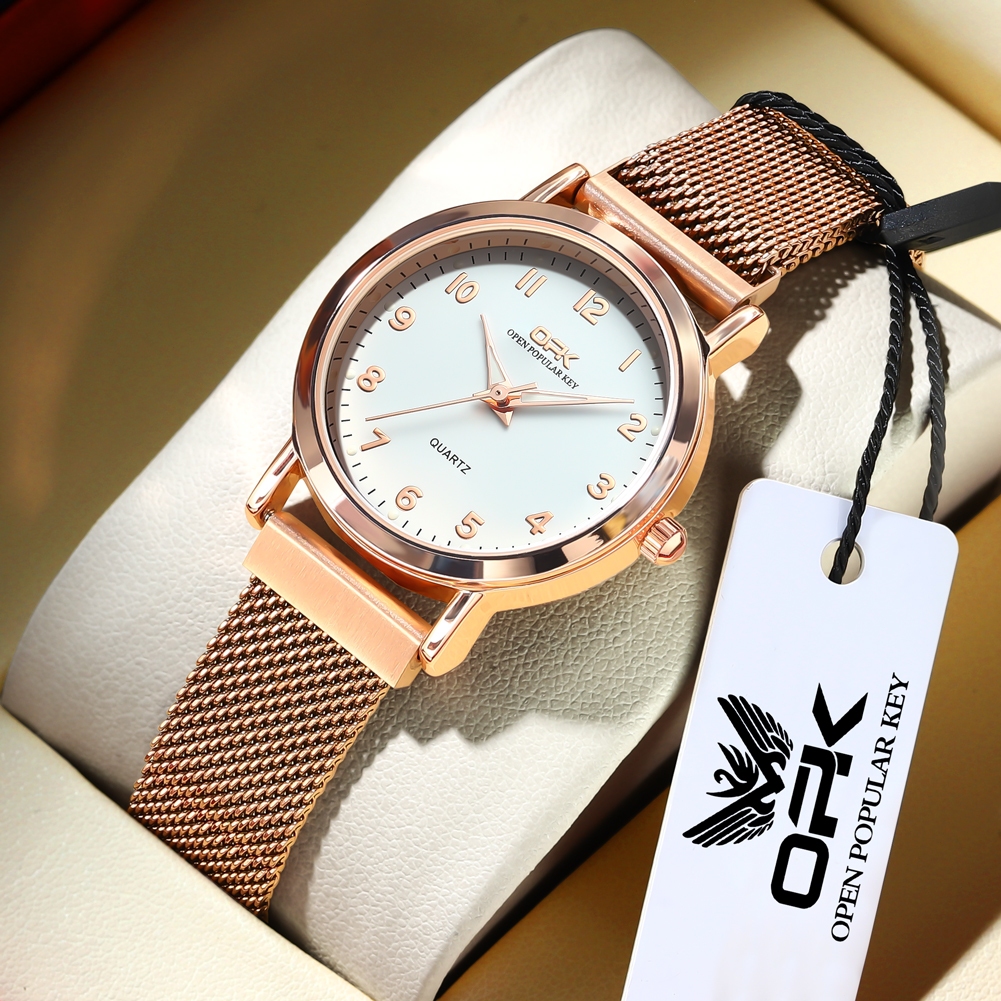 Jual OPK Jam Tangan Wanita Original Anti Air Elegan Terbaru Casual ...
