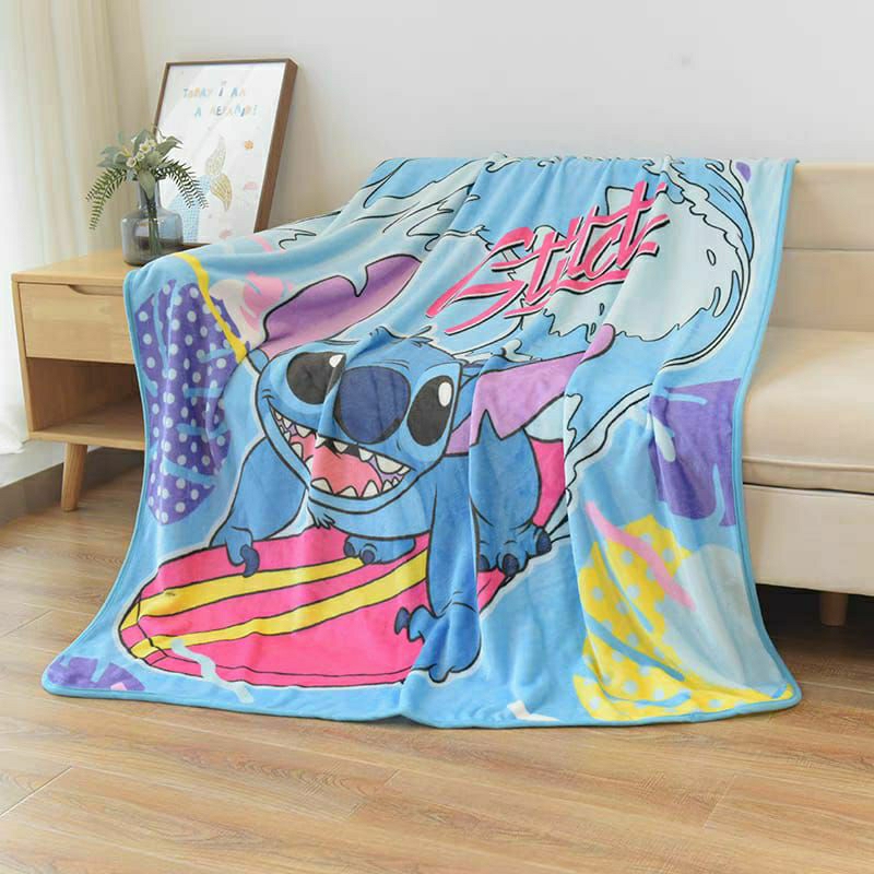 Jual Selimut Disney Stitch Blue beach lilostitch | Shopee Indonesia