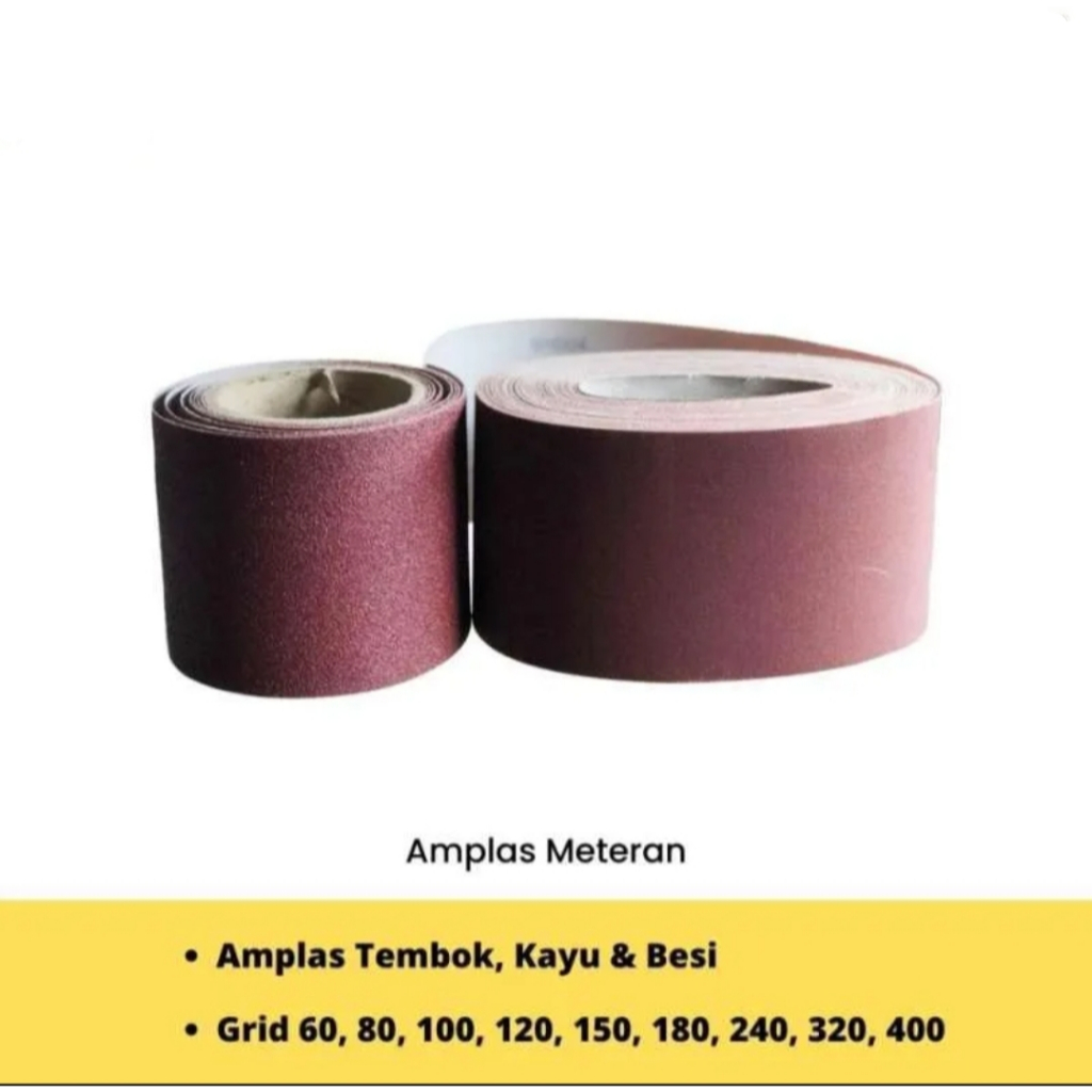 Jual Amplas Kayu Besi Meteran Amplas Roll Amplas Kain Amplas Meteran ...