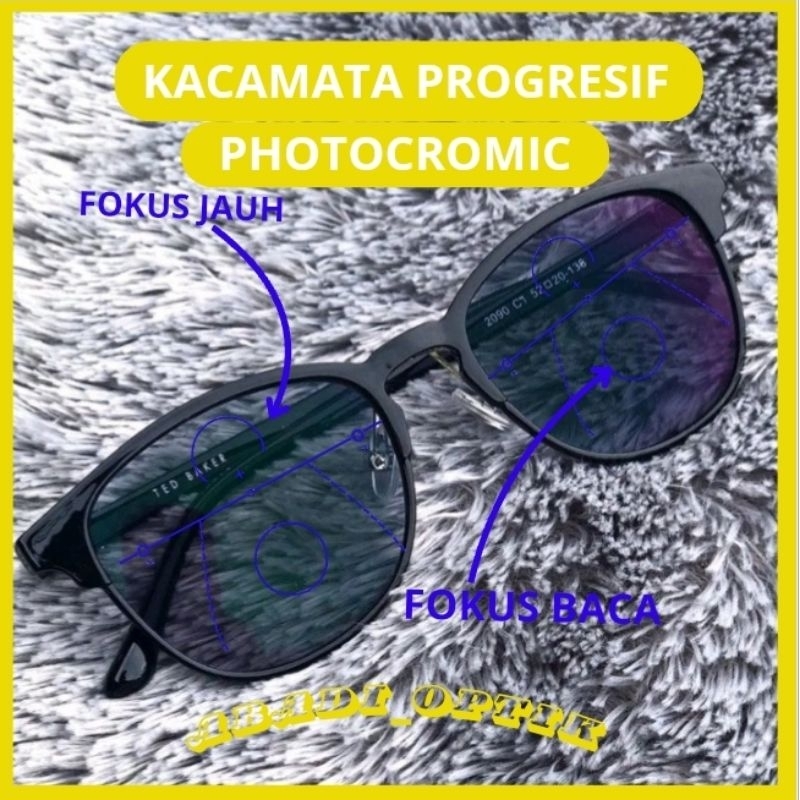 Jual KACAMATA PROGRESIF PHOTOCROMIC ANTI RADIASI | Shopee Indonesia