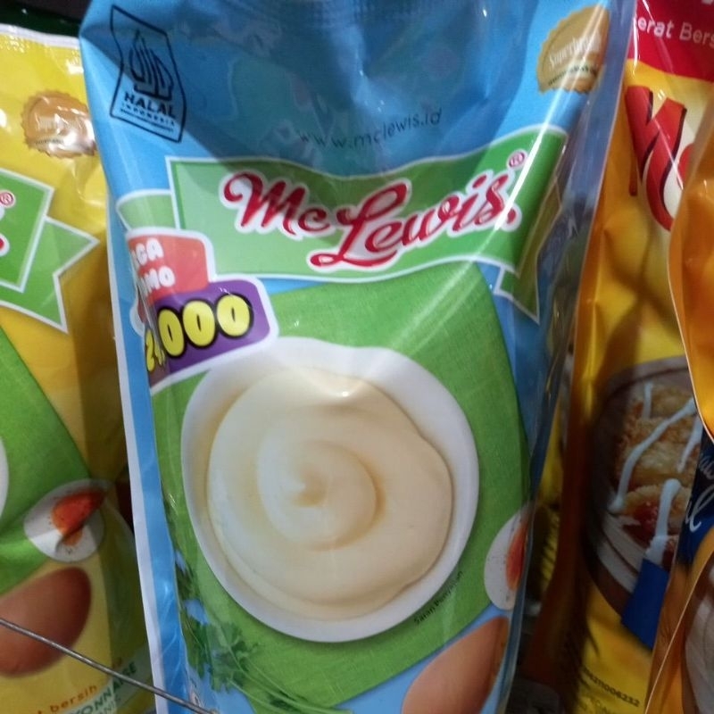 Jual saus saos mayones mayonaise original 1kg mclewis mc lewis | Shopee ...