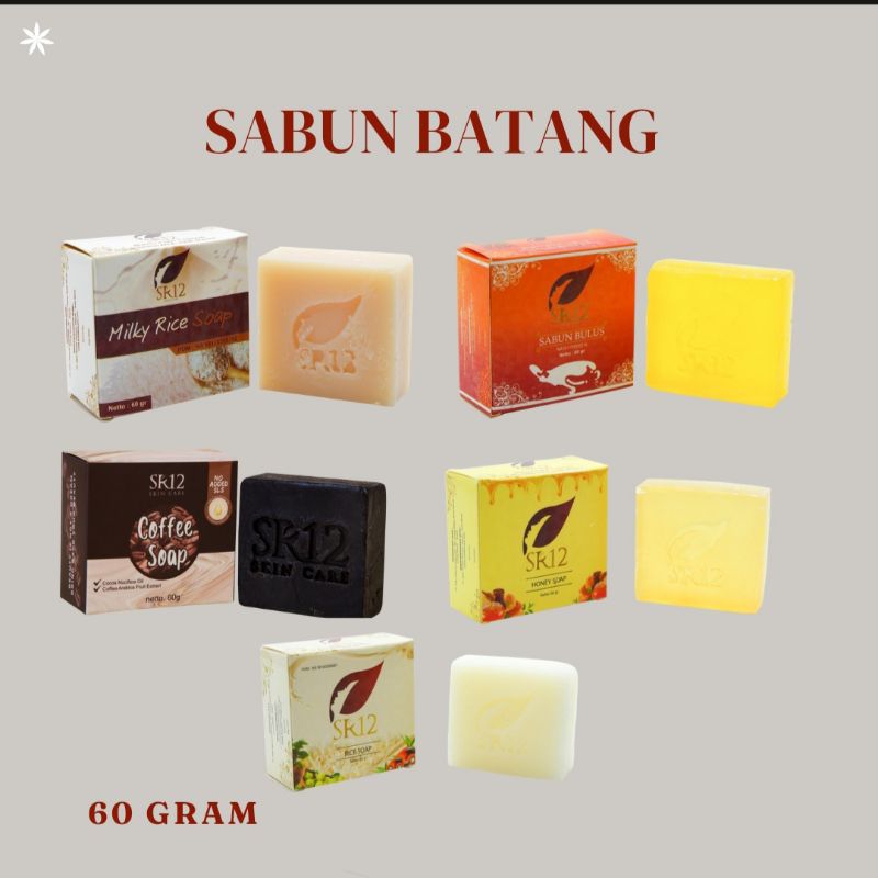 Jual All Variant Bar Soap Sabun Batang Sabun Muka Badan SR12 ORI BPOM ...