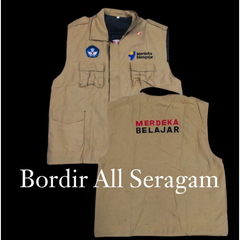 Jual Rompi Merdeka belajar bordir merdeka belajar rompi merdeka belajar ...
