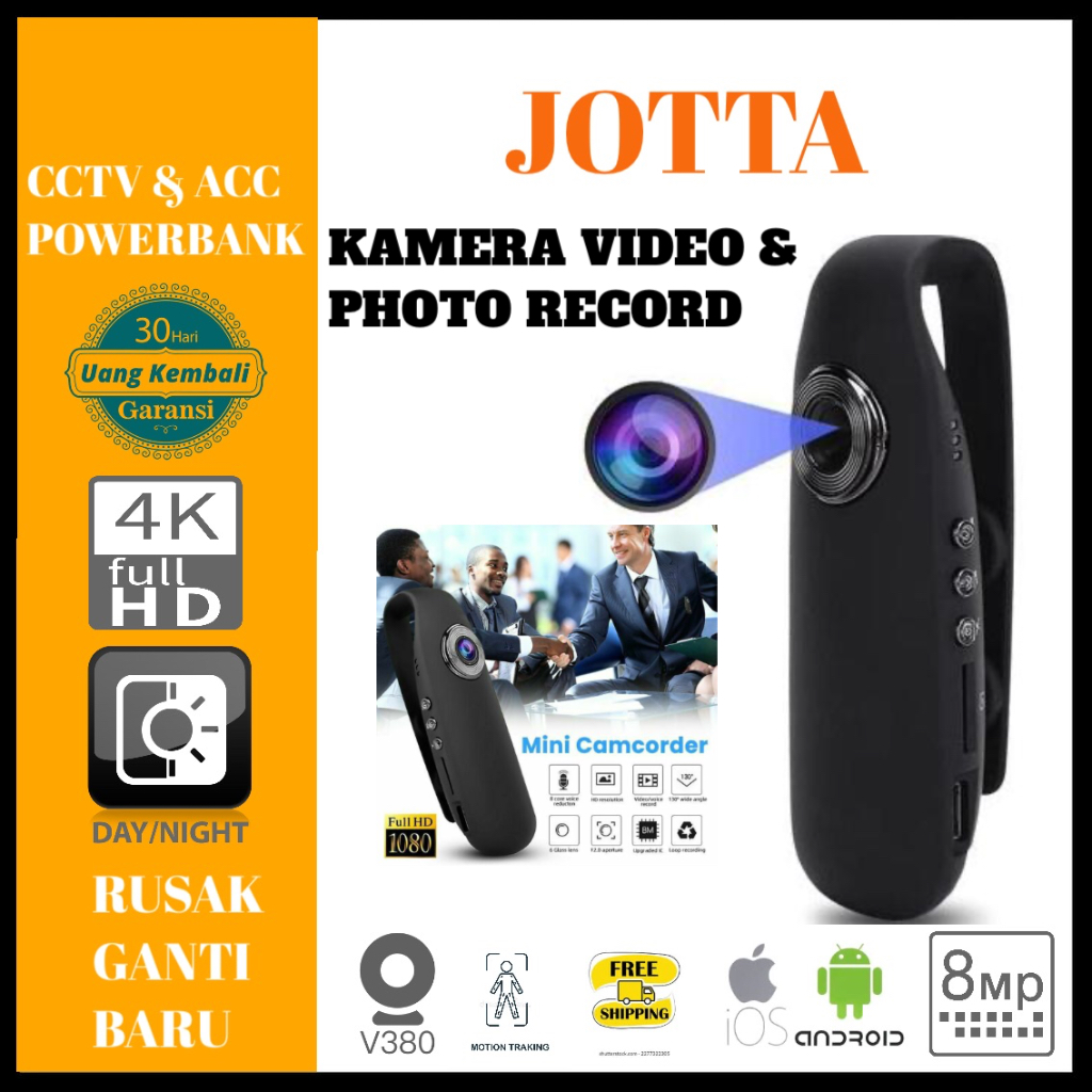 Jual Ipcam Spy HD 1080P 130° Mini kamera Camcorder Dash Cam Police ...