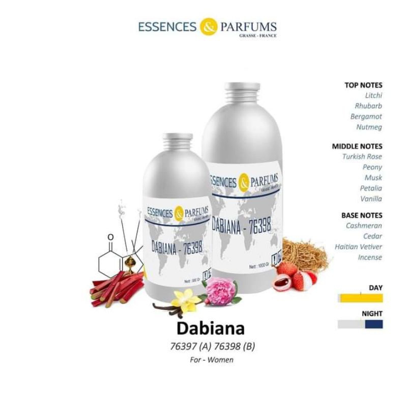 Jual Bibit Parfum searah Delina de Marl*y ( DABIANA ) 500 ML Segel by ...