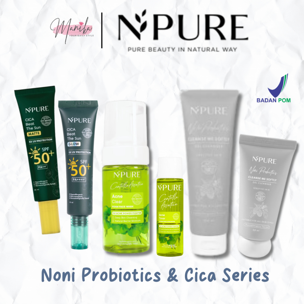 Jual NPURE CICA Centella Asiatica Series | NONI PROBIOTICS CLEANSE ME ...