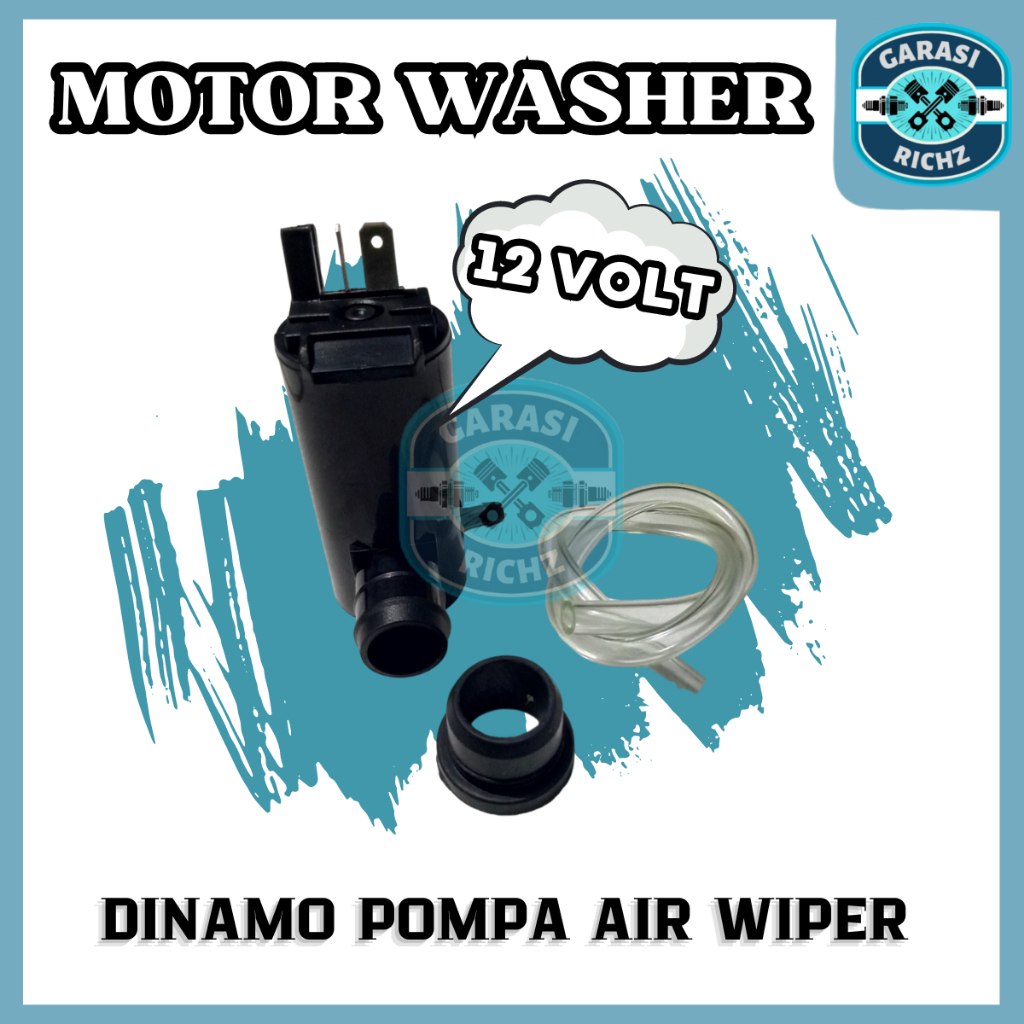 Jual MOTOR WASHER 12 VOLT / WASHER PUMP MOBIL / POMPA PENCUCI KACA ...