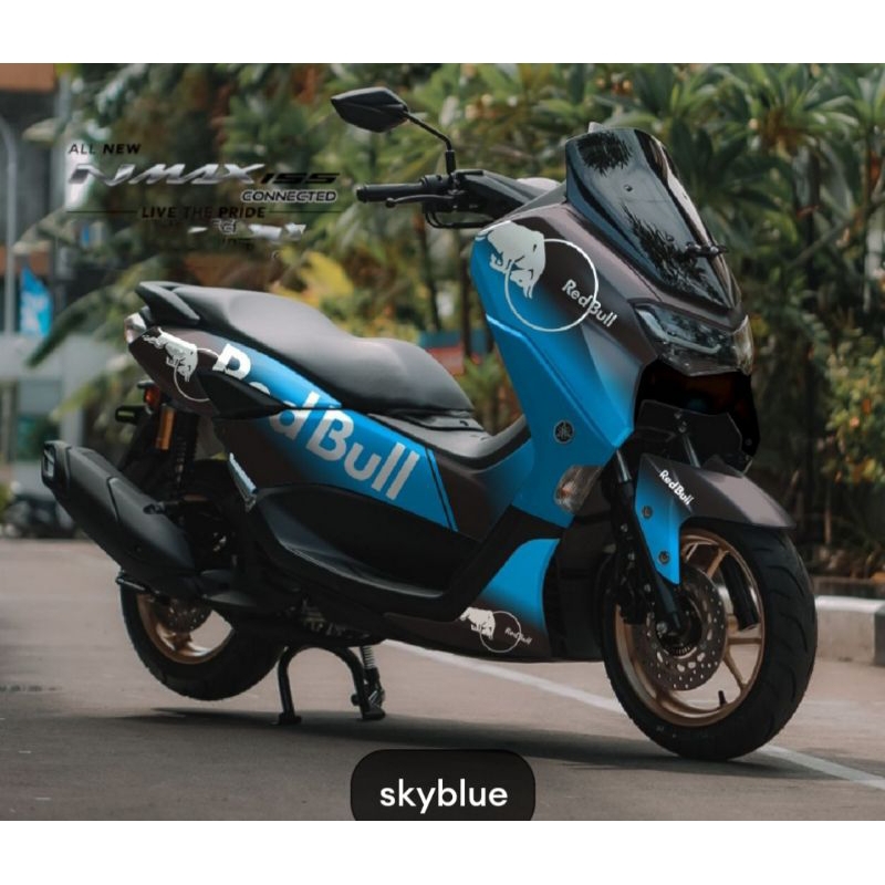 Jual Stiker Decal All New Nmax Ful Body Variasi Red bull Terbaru ...