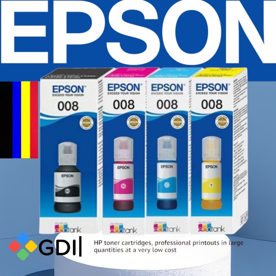 Jual Tinta Epson 008 Original 1 set ( B.M.C.Y) | Shopee Indonesia