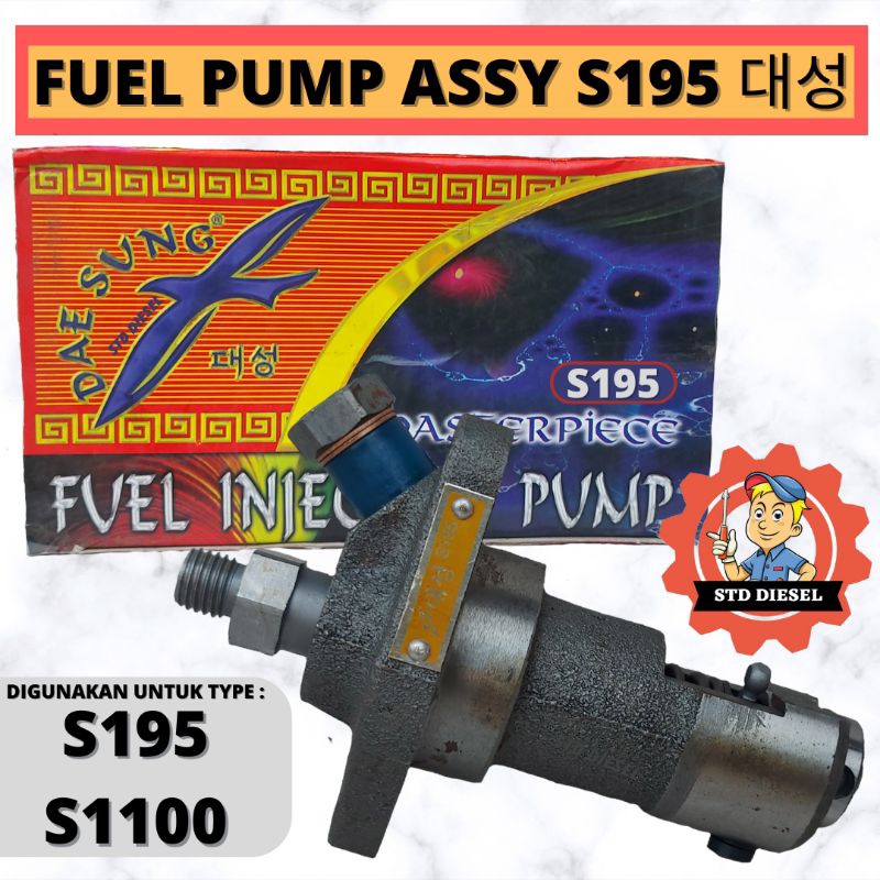 Jual FUEL PUMP MERK DAESUNG S195 S1100 BOSPOM FUEL INJECTION PUMP 12 16 HP PK POMPA SOLAR ...