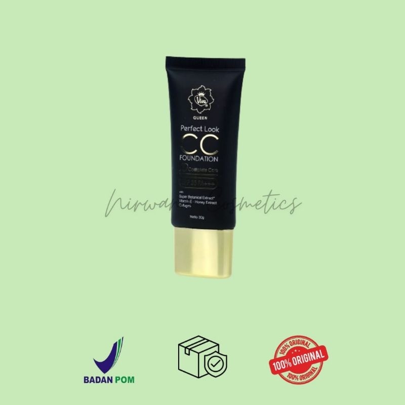 Jual VIVA QUEEN PERFECT LOOK CC FOUNDATION 10 COMPLETE CARE SPF35PA ...
