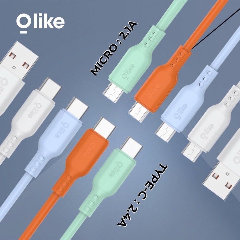 Jual OLIKE CABLE DATA USB D306 MICRO TYPE-C LIGHTNING ORIGINAL RESMI ...