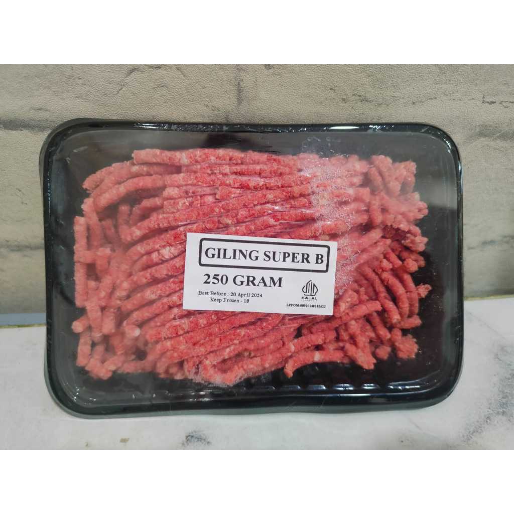 Jual Daging Giling Sapi Super B Lokal 250Gram| Daging Frozen | Shopee ...
