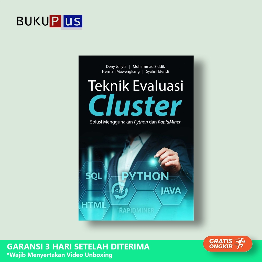 Jual Buku Teknik Evaluasi Cluster Solusi Menggunakan Python dan ...