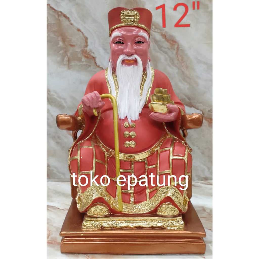 Jual patung datuk rupang datuk natuk haji merah doff fiber 12 inch ...