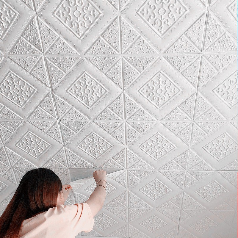 Jual Wallpaper Dinding 3D Drick Foam Plafon Dekorasi Dinding Kamar ...